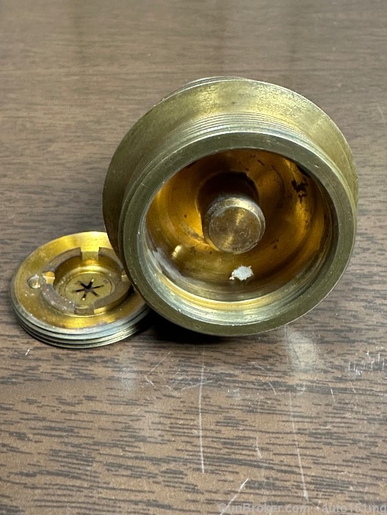 WW2 Canadian 3.7inch AA No199IV brass Time fuze dated 1941 - Large Bore ...