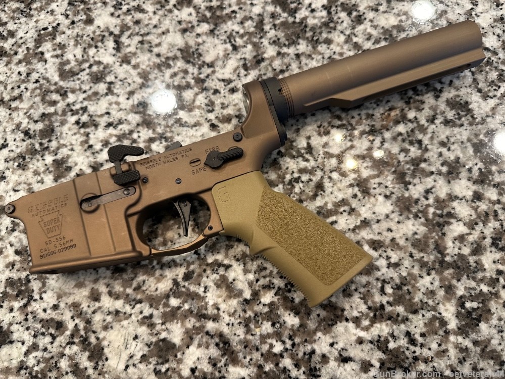 Geissele DDC Pistol Lower Count Blemula - AR15 Lowers at GunBroker.com ...