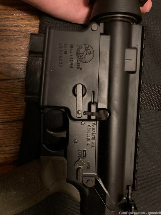 Armalite AR-10B Midlength Rifle w/ Nine M14 Conv. Mags, Lake City 762 ...