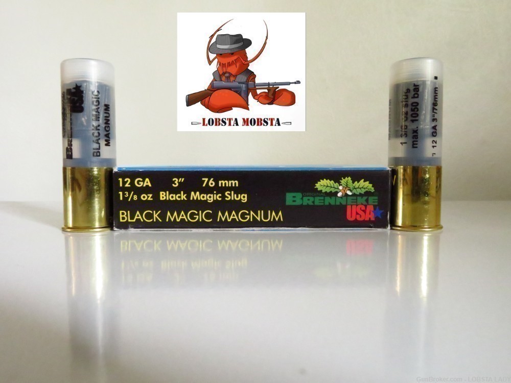 Brenneke Black Magic Magnum 12 Gauge 3" 1-3/8 oz Lead Rifled slug ...