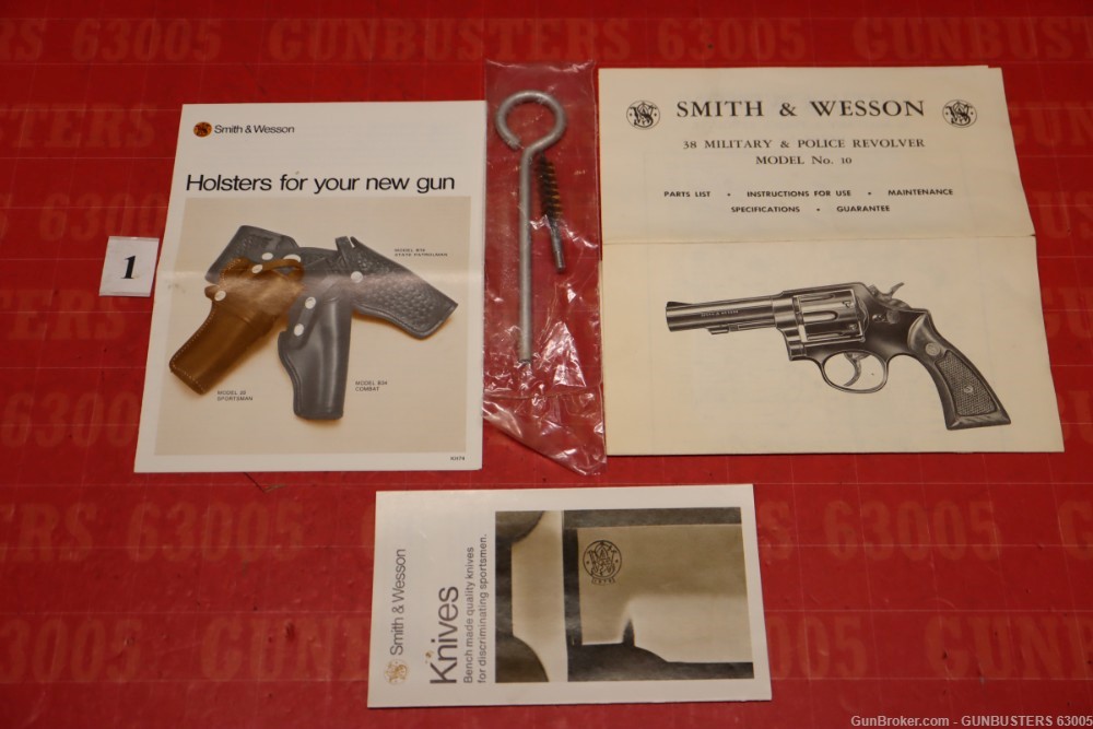 Smith & Wesson (S&W) Collectible Blue Revolver Boxes - Lot of 3 - Gun ...