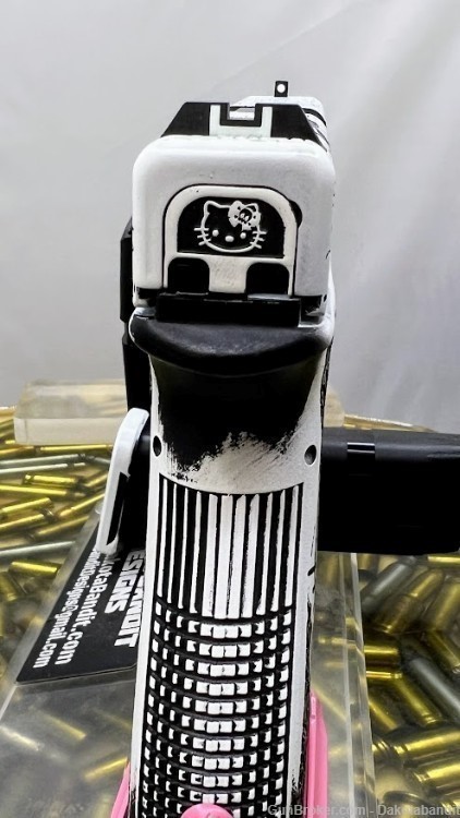 Hello Kitty Glock 19C 9MM Engraved with Custom Case - Semi Auto Pistols ...