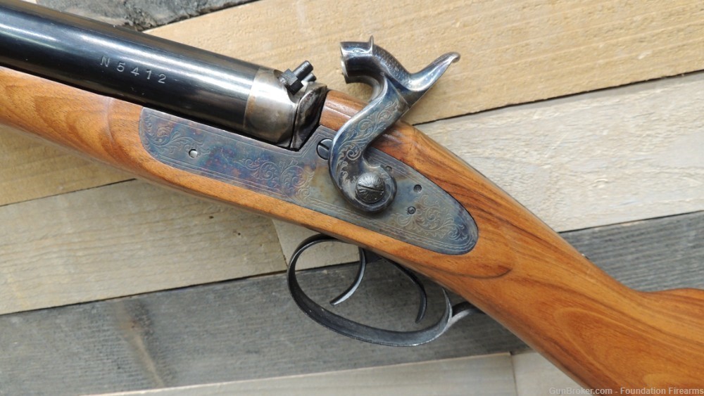 Navy Arms Hammered Coach 2 Barrel Set 14" and 28" 12ga 1979 - Black ...