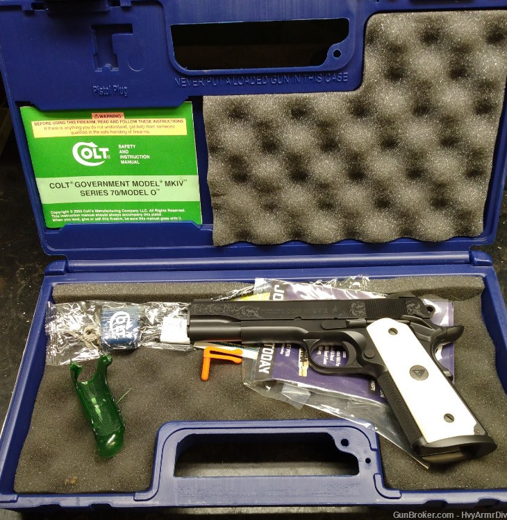 Colt 1911 Custom Engraved .45 (Larry Vickers "Class" Pistol) - Semi ...