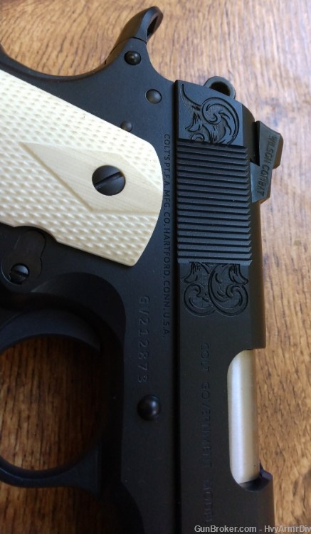 Colt 1911 Custom Engraved .45 (Larry Vickers "Class" Pistol) - Semi ...