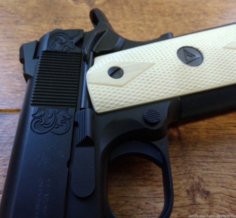 Colt 1911 Custom Engraved .45 (Larry Vickers "Class" Pistol) - Semi ...