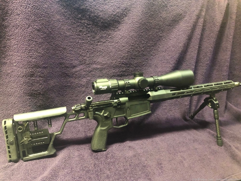 Sig Sauer Cross 308 Bolt Action 16 inch barrel with Sierra 6BDX Scope ...