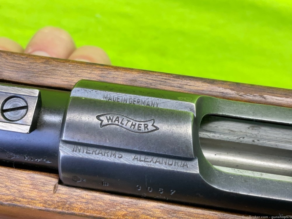 Walther KK MS Silhouette GX Match Target 22 LR Olympic Single Shot Bolt ...