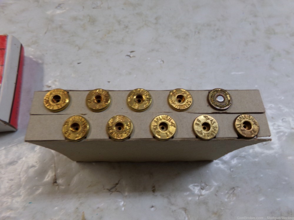 Twenty 43 Spanish Bertram Brass and fifty 370 grain FP lead bullets ...