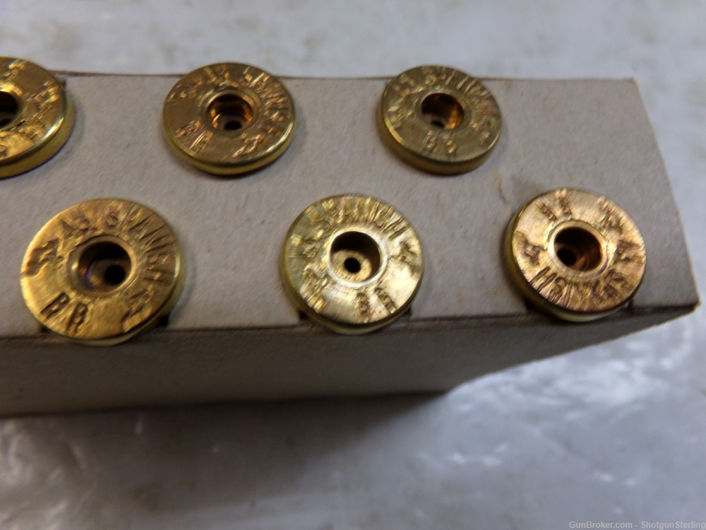 Twenty 43 Spanish Bertram Brass and fifty 370 grain FP lead bullets ...