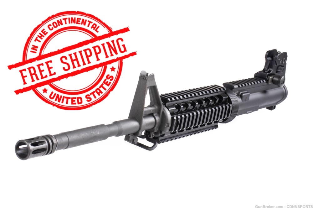 LMT 16" 1/7 5.56mm LIKE NEW Flat-Top Upper w/LMT Tactical Rear Sight ...