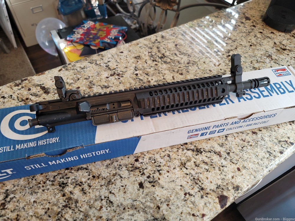 Colt Monolithic AR 15 10.3" upper receiver M16 A2 5.56 Commando AR15 ...
