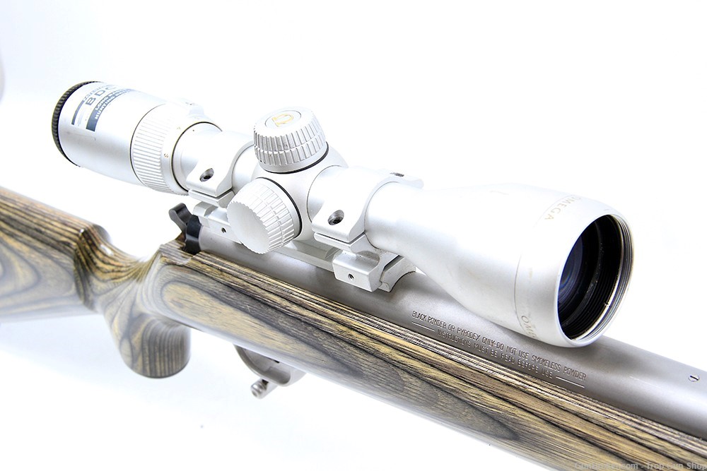 TC Omega, .50 Cal., 28”, Black Powder, Muzzleloader, w/ Scope, Single ...