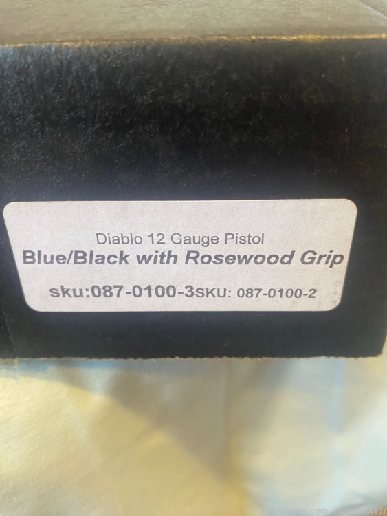 New Diablo 12 Gauge Hand Cannon Black Powder Double Barreled Shotgun ...