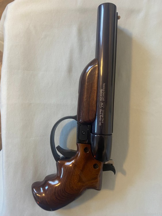 New Diablo 12 Gauge Hand Cannon Black Powder Double Barreled Shotgun ...