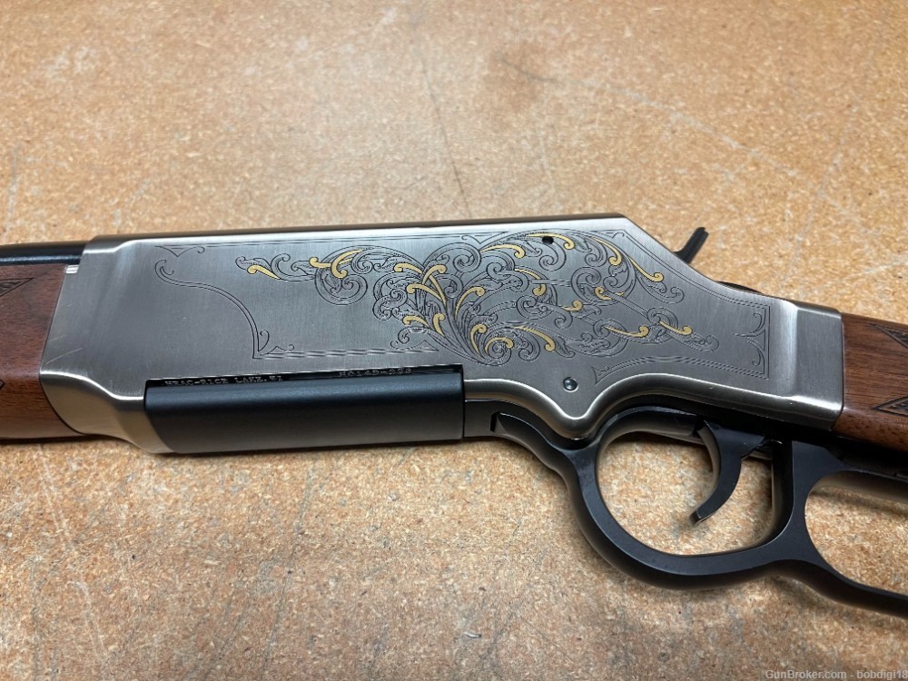 Henry Long Ranger Deluxe 5.56 Engraved Nickel H014D-223 NO CC FEES ...