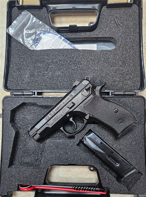 CZ USA 75D PCR COMPACT BLACK FINISH DECOCKER 3.75" BBL 9MM NEW 01194 ...