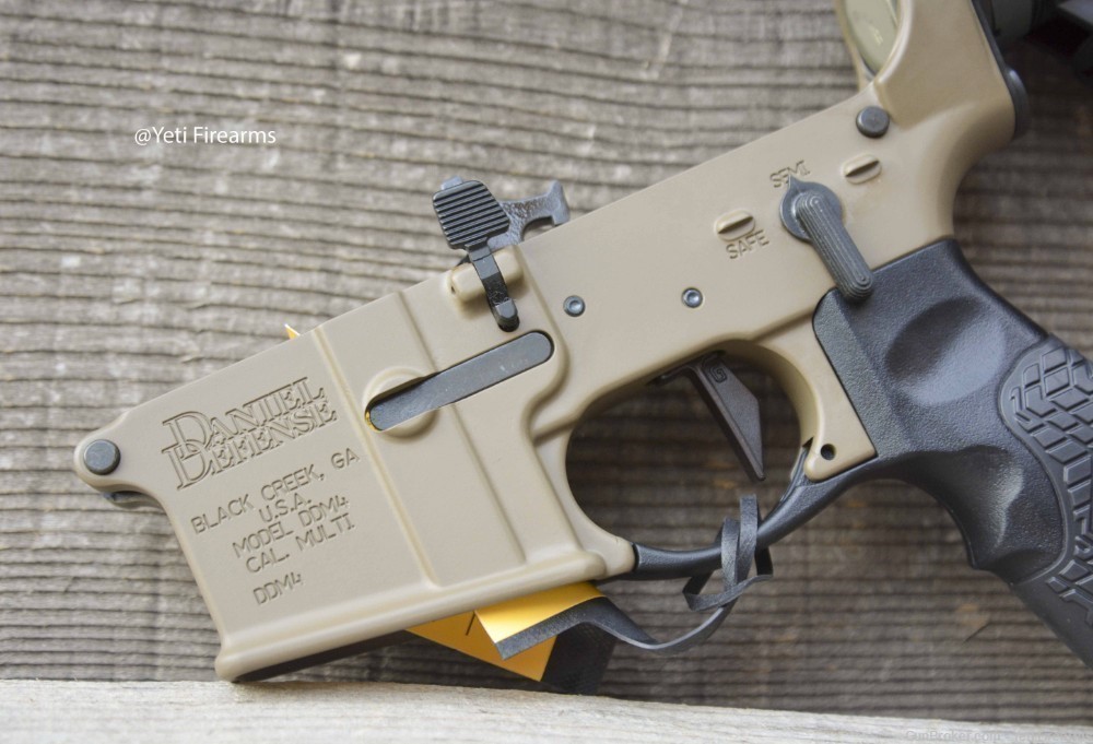 Daniel Defense DDM4 Complete AR-15 Lower Factory FDE SD-3G Trigger 5 ...