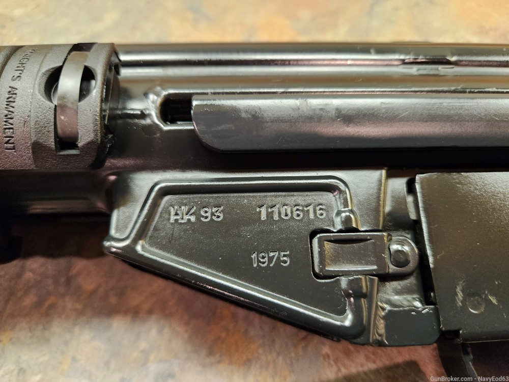 Early 1975 HK 93 with KAC RAS and A3 Stock - Semi Auto Rifles at ...