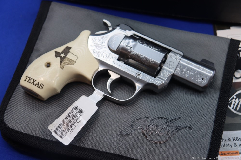 Kimber Model K6S TEXAS EDITION Revolver 357MAG ENGRAVED TX SA DA 357 ...