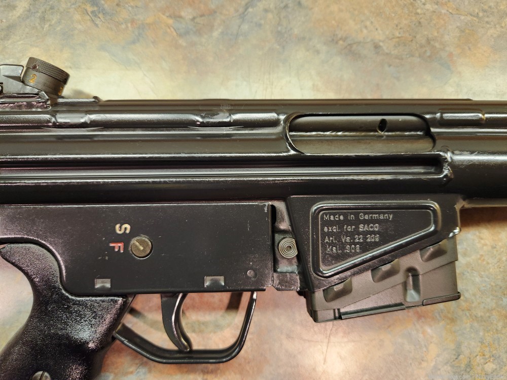 Heckler & Koch 1/74 HK41 & claw mount with 30mm scope rings - Semi Auto ...