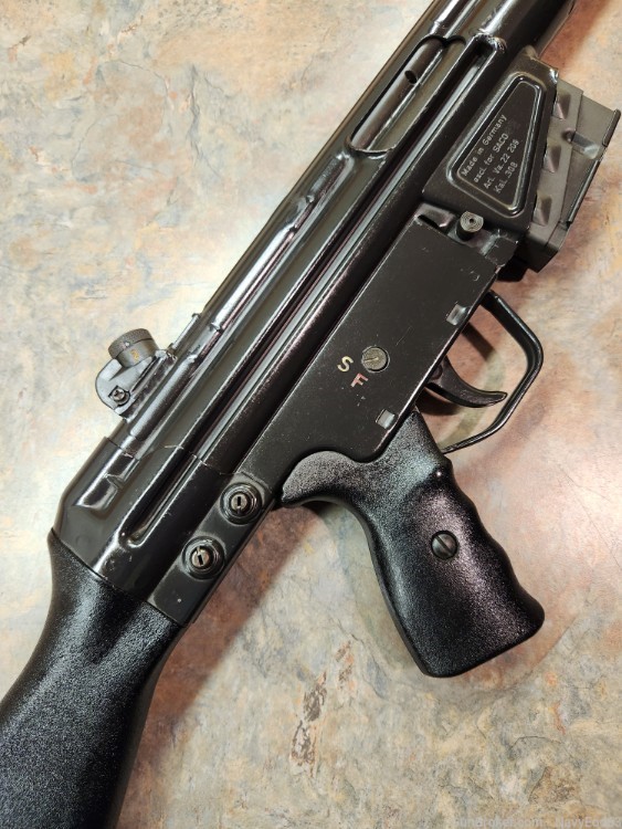 Heckler & Koch 1/74 HK41 & claw mount with 30mm scope rings - Semi Auto ...