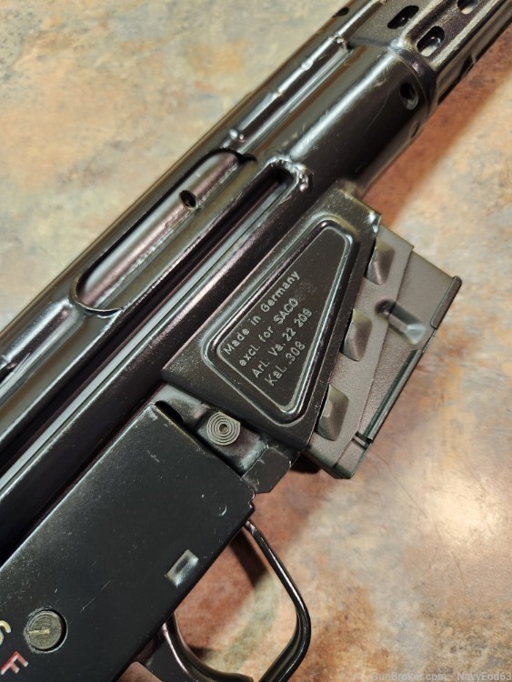 Heckler & Koch 1/74 HK41 & claw mount with 30mm scope rings - Semi Auto ...