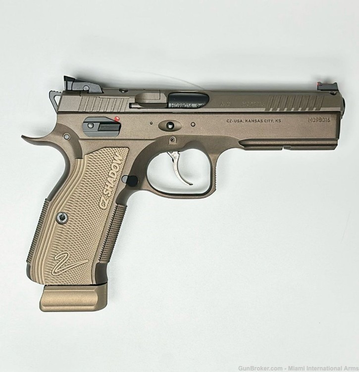 Custom CZ Shadow 2 Optic Ready Sand Hawk Sand Bronze - Semi Auto Pistols at GunBroker.com ...