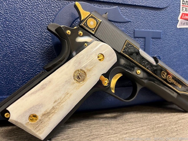 COLT 1911 38 SUPER EL COMPADRE RARE O1911C-38-ECB BRAND NEW TALO - Semi ...