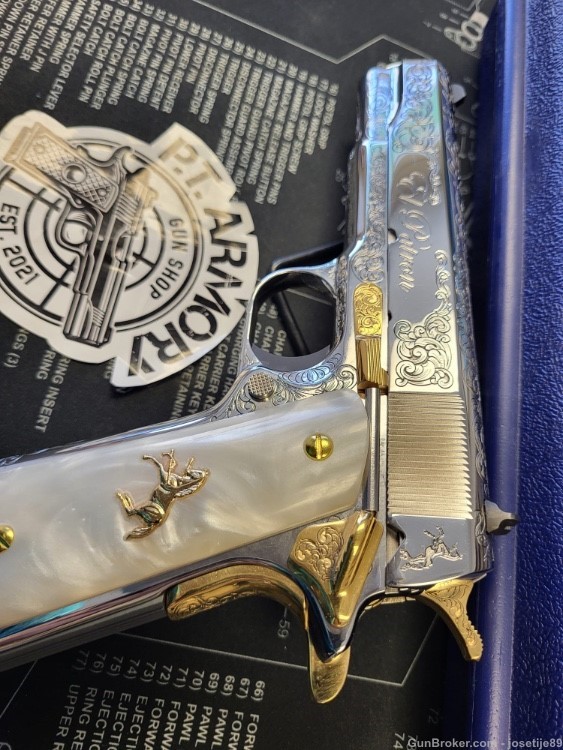 Colt engraved 38 super El Patron - Semi Auto Pistols at GunBroker.com ...