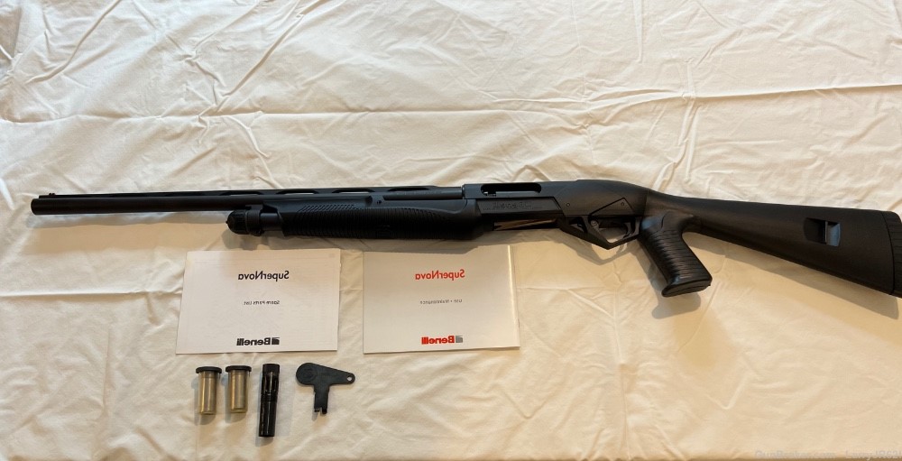 Benelli SuperNova 12 ga Pump Shotgun 24” Ventilated Rib Barrel - Pump Action Shotguns at ...
