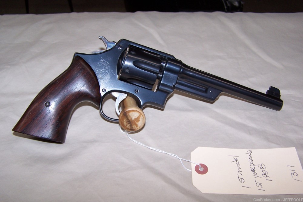 Smith & Wesson Hand Ejector Triple lock 44 Special 1st year production ...