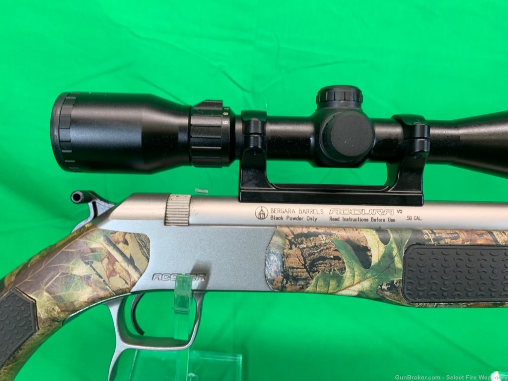 CVA Bergara import Accura V2 black powder Muzzleloader .50 cal - Black ...