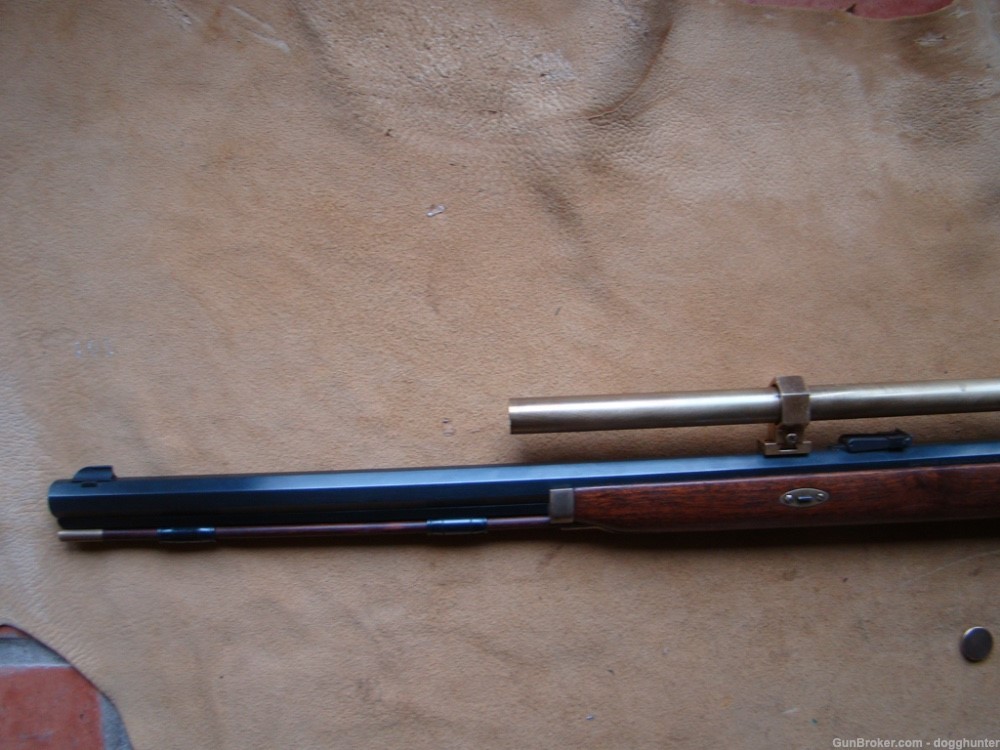 Thompson Center Seneca.32 Cal. rifle . black powder navy arms scope ...