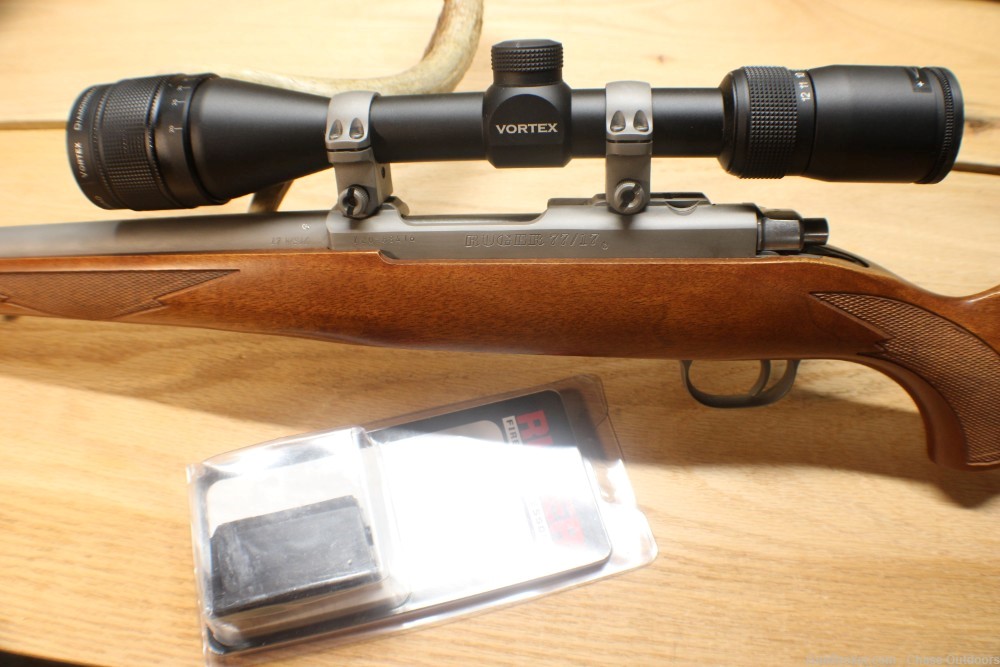 Ruger M77/17 17WSM Stainless - Bolt Action Rifles at GunBroker.com ...
