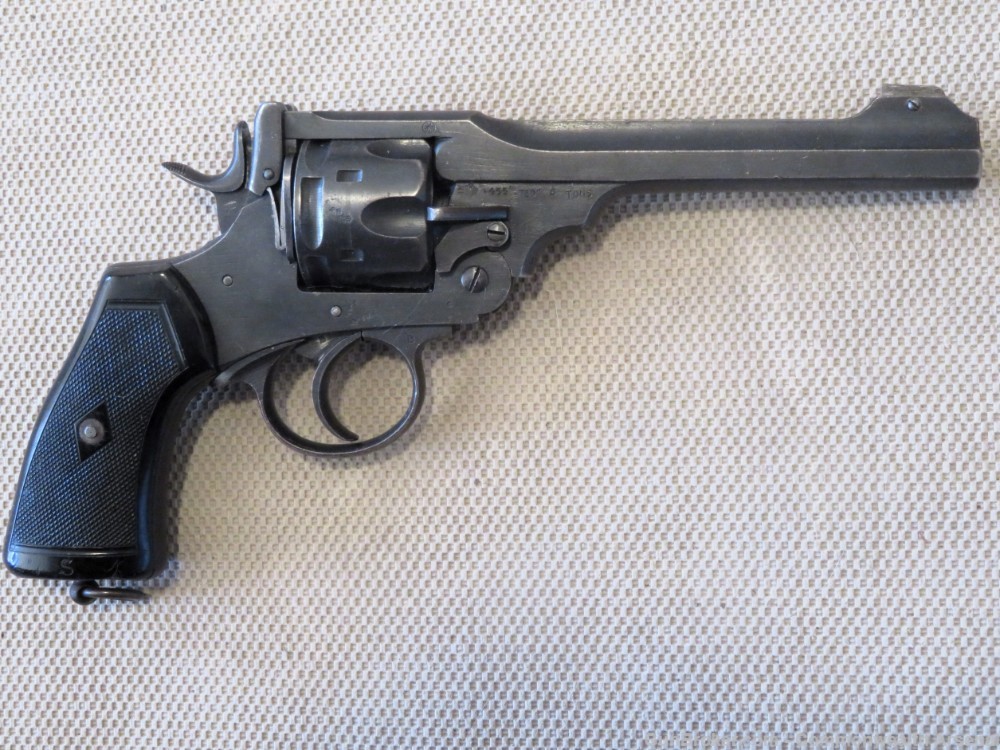WW1 British Webley Mk.IV Revolver .455-.45 Mark 6 Unit-Marked 1916 ...