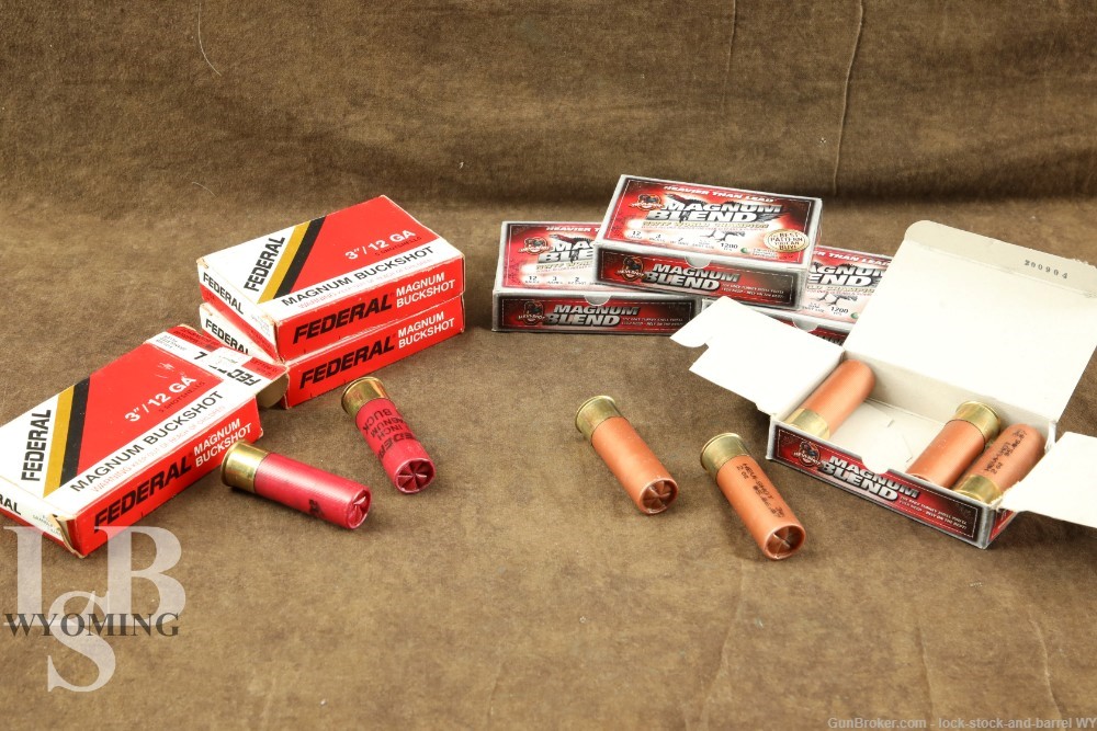 35X Fed Hevi shot 12 Gauge 3 Inch Buckshot 2 Shot Shotshells Ammo 35x-fed-hevi-shot-12-gauge-3-inch-buckshot-2-shot-shotshells-ammo