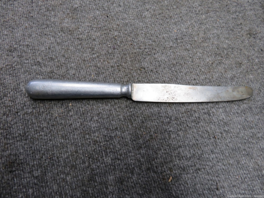 WWII GERMAN ARMY MESS HALL UTENSIL SET-KNIFE, FORK, & SPOON-1941 & 1942 ...