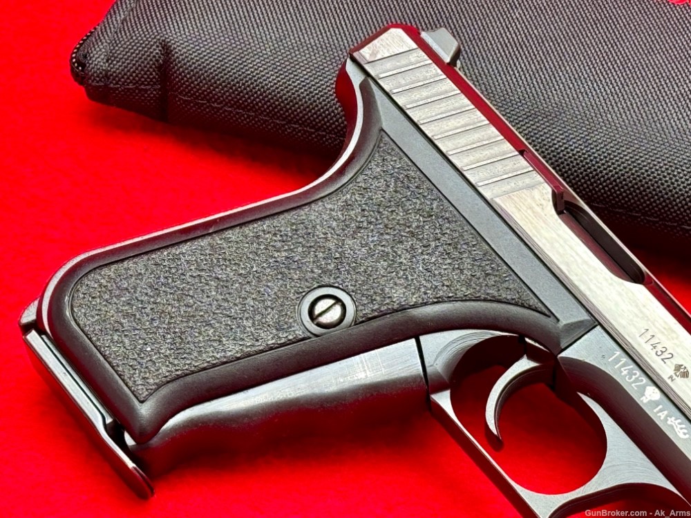 RARE 1984 HK P7 Squeeze Cocker 9mm Pistol w/Case *COLLECTOR PLUM SLIDE ...