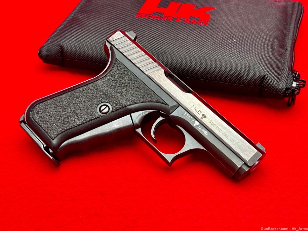 RARE 1984 HK P7 Squeeze Cocker 9mm Pistol w/Case *COLLECTOR PLUM SLIDE ...