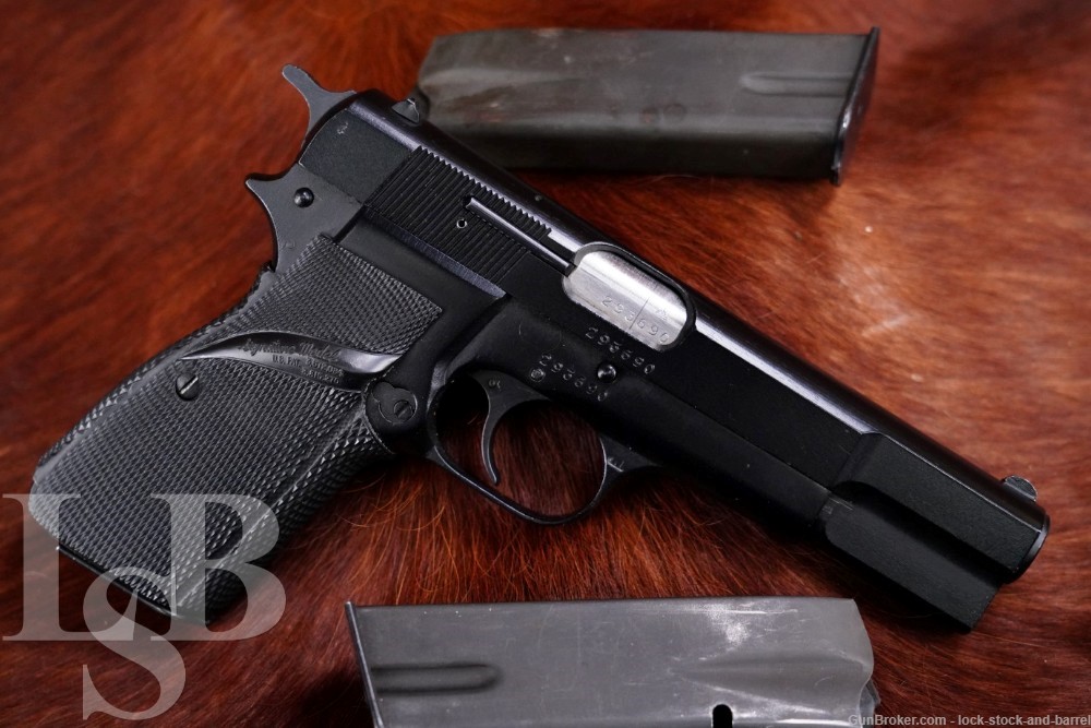 FN Browning Industria Argentina Armscorp Hi-Power 9mm Semi-Auto - Semi ...
