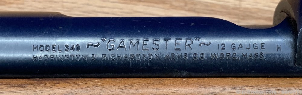 HARRINGTON & RICHARDSON H&R MODEL 349 GAMESTER M349 BOLT 12 GAUGE 26 ...