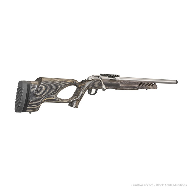 Ruger American Rimfire Target Rifle 22LR 18" 10rd SS Black Lam NIB ...