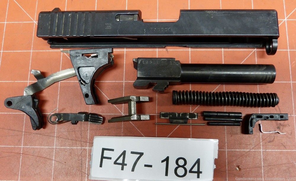Glock 19 Gen 3 9MM, Repair Parts F47-184 - Gun Parts Kits at GunBroker ...