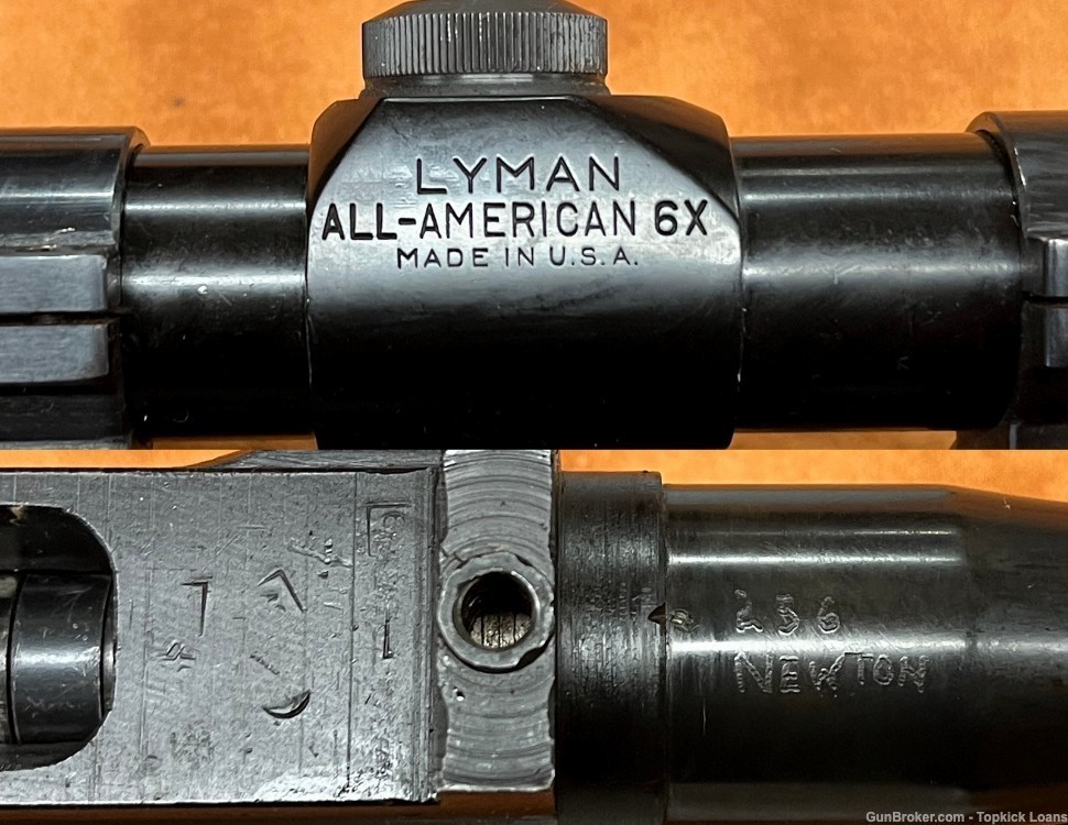 Springfield 03-A3 .256 Newton w/ Timney Trigger & 6X Lyman Scope - Bolt ...