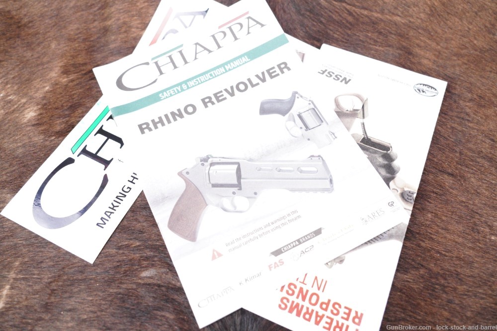 Chiappa Nebula Rhino 60DS Special Edition .357 Mag 6" SA/DA Revolver ...
