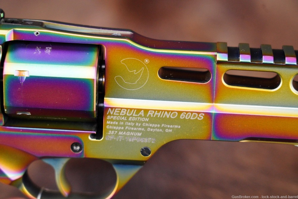 Chiappa Nebula Rhino 60DS Special Edition .357 Mag 6" SA/DA Revolver ...