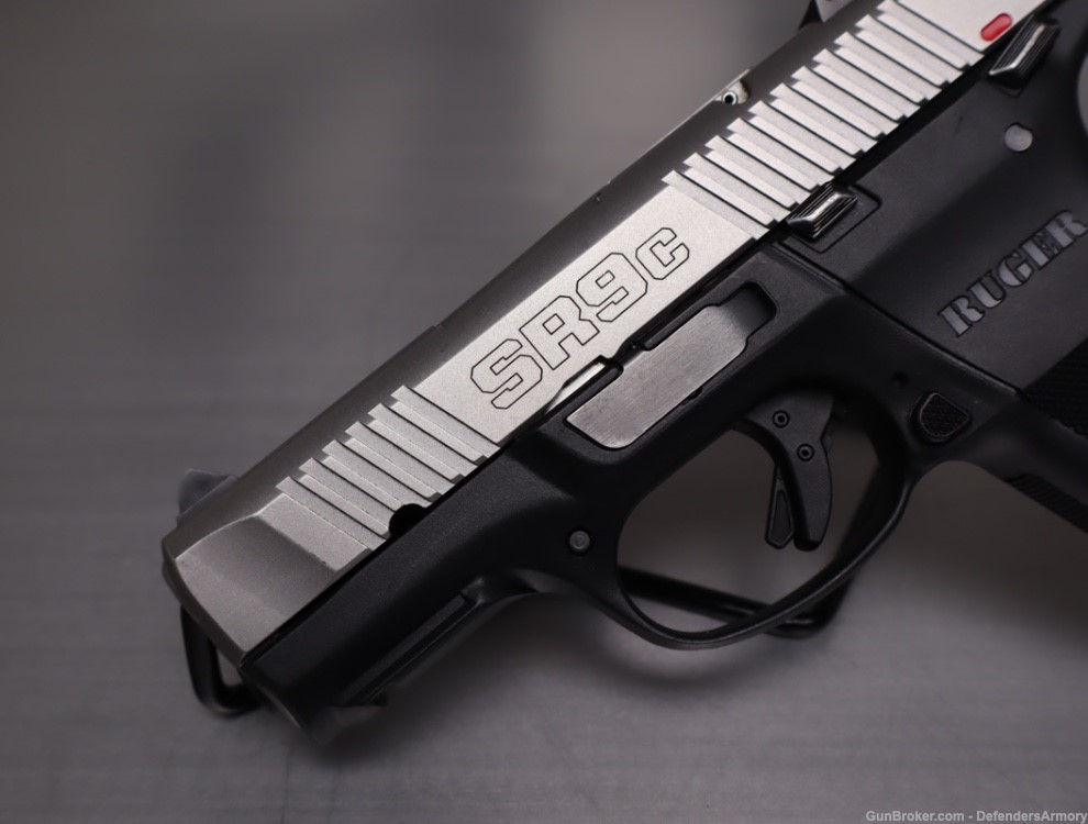 Ruger SR9C SR9 C Compact 3.5" Barrel 9mm Stainless Steel Pistol 17 Rounds - Semi Auto Pistols at ...