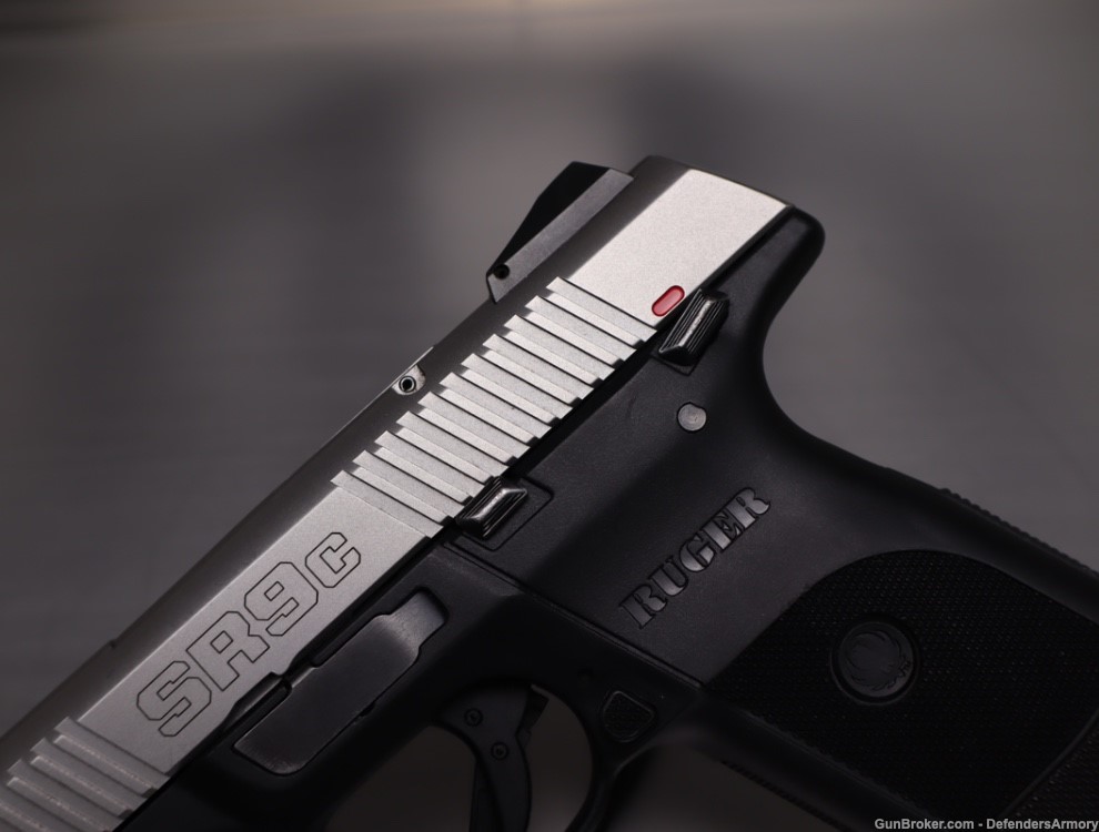 Ruger SR9C SR9 C Compact 3.5" Barrel 9mm Stainless Steel Pistol 17 ...