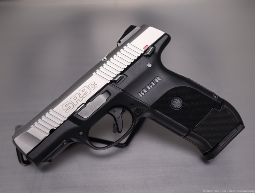 Ruger SR9C SR9 C Compact 3.5" Barrel 9mm Stainless Steel Pistol 17 ...